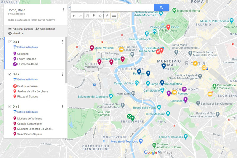 Como montar um roteiro de viagem no Google Maps - Profundo no Mundo